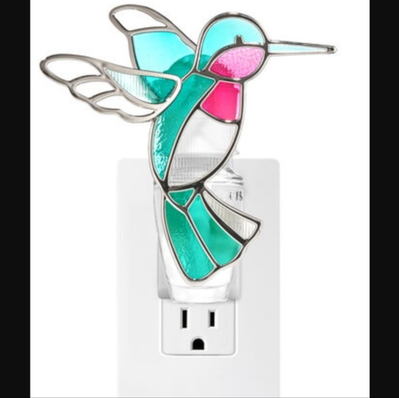 Bath & Body Works | Accents | Bbw Stained Glass Hummingbird Wallflower ...